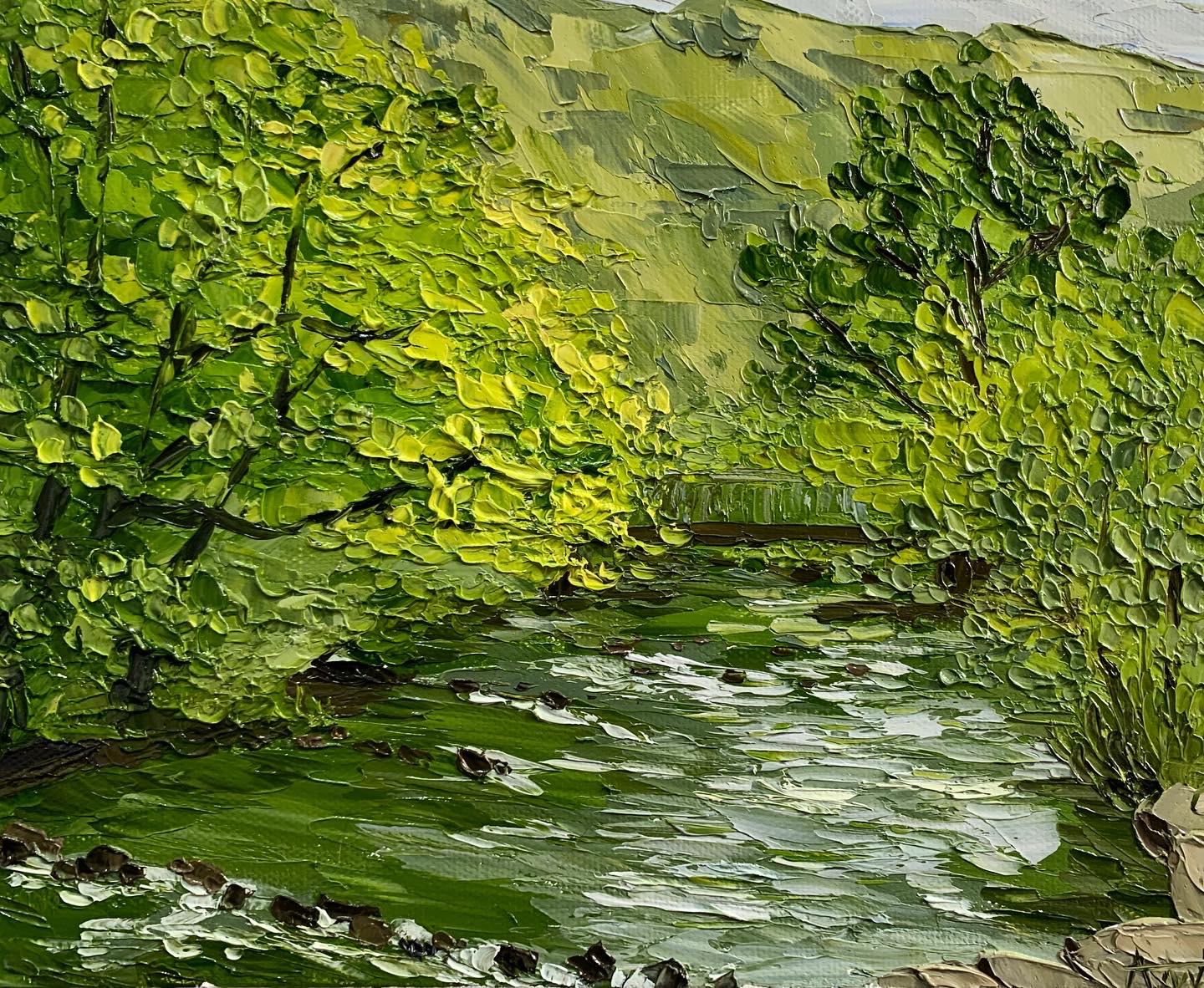 Rydal River - Amy Webb Art - Original Palette Knife Painting